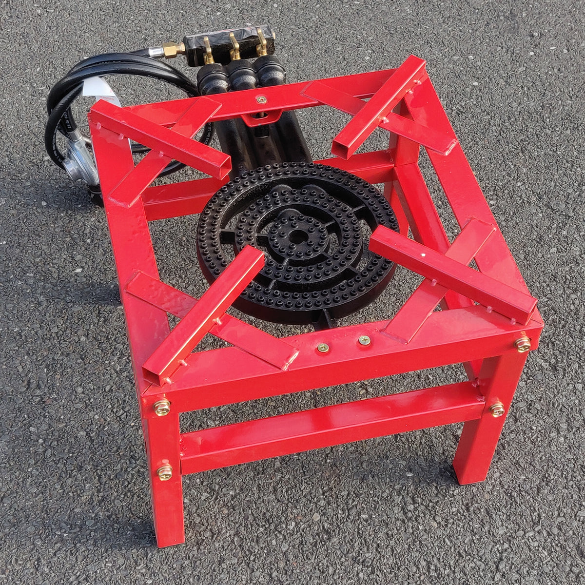 Three rings high pressure gas cooker with stand – Supermenu