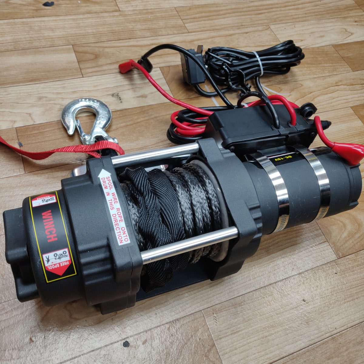 Electric winch 2tonnes 4500pounds – Supermenu